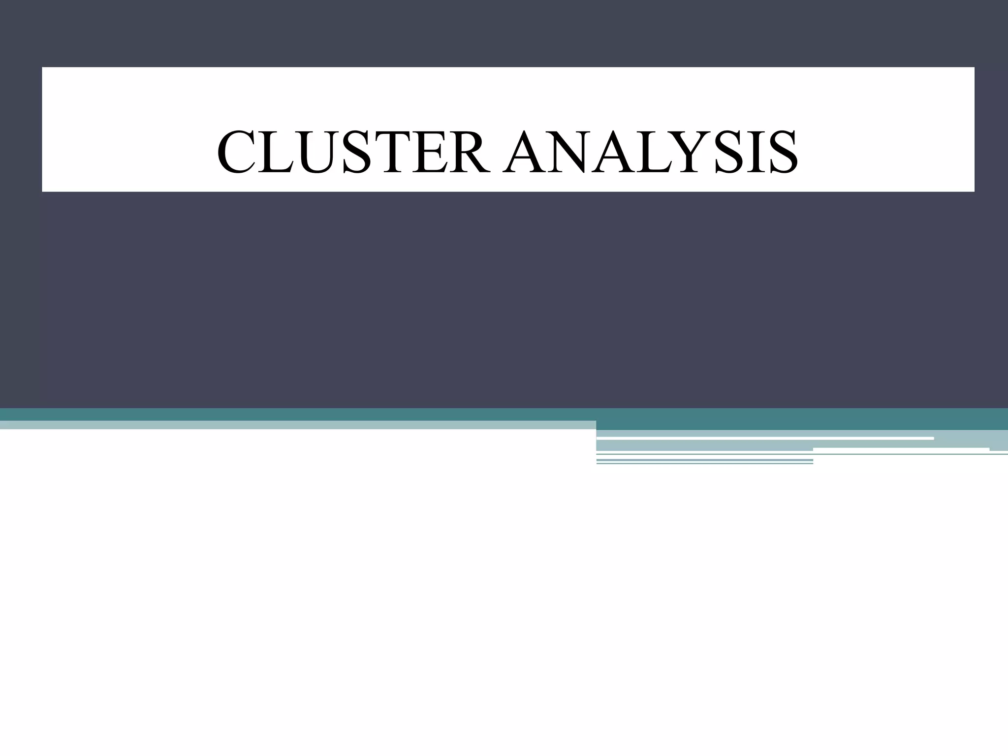 Cluster | PPT
