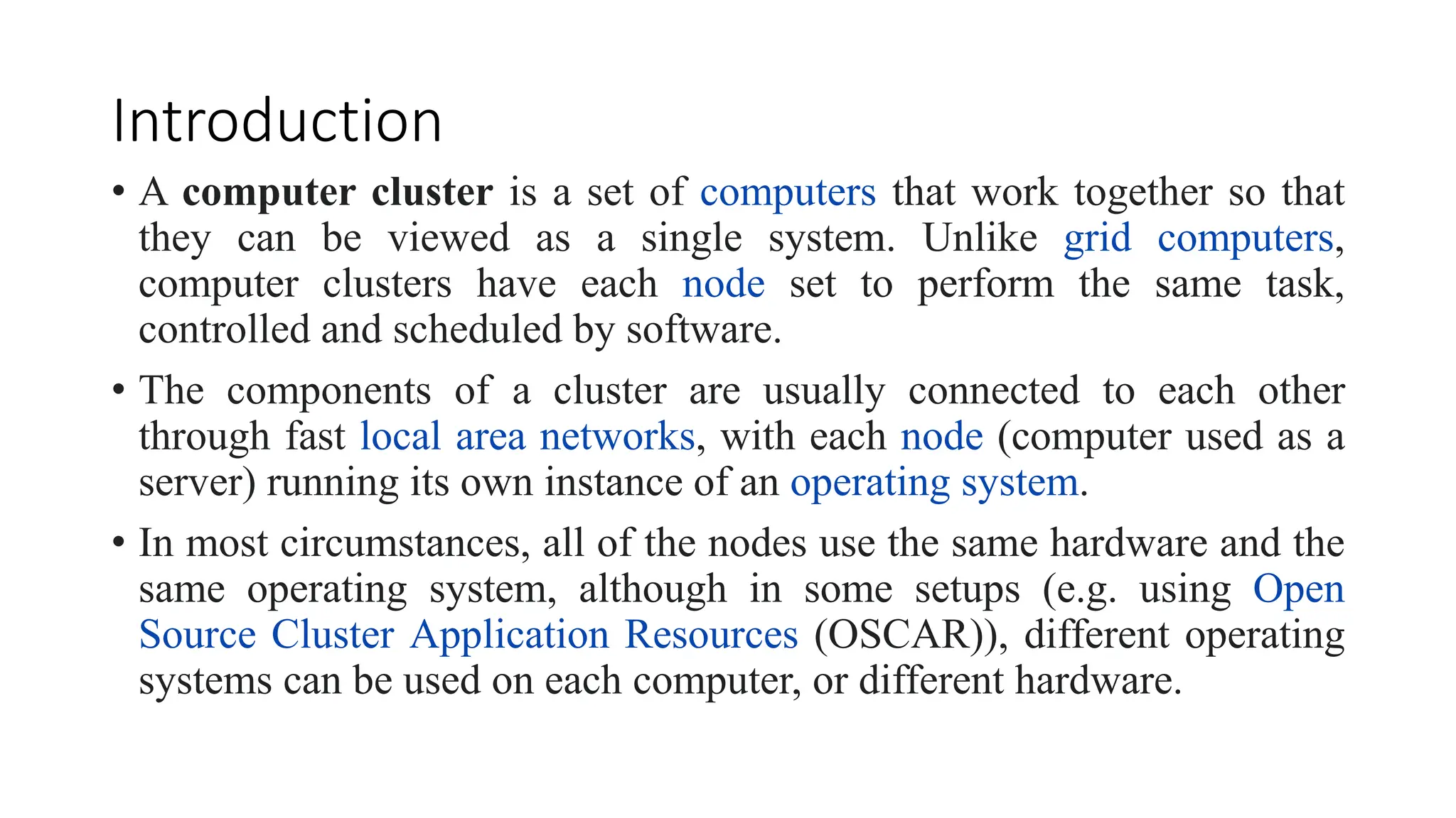 Cluster Technique used in Advanced Computer Architecture.pptx