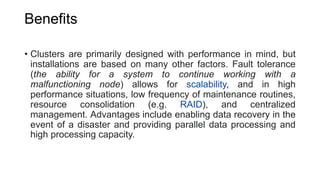 Cluster Technique used in Advanced Computer Architecture.pptx