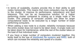Cluster Technique used in Advanced Computer Architecture.pptx