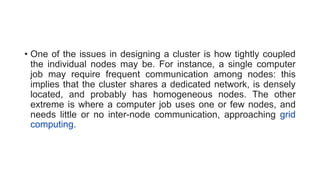 Cluster Technique used in Advanced Computer Architecture.pptx
