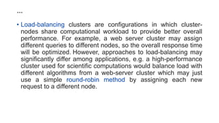 Cluster Technique used in Advanced Computer Architecture.pptx