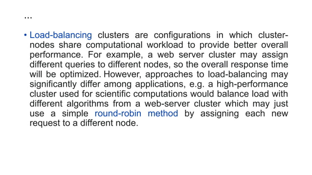 Cluster Technique used in Advanced Computer Architecture.pptx