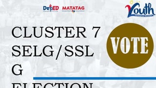 cluster SSLG election 2024 in division of | PPTX