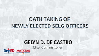 cluster SSLG election 2024 in division of | PPTX