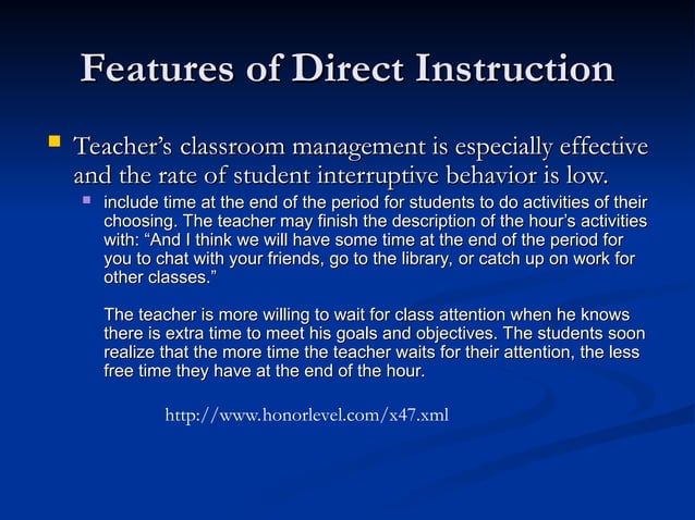 Cluster 12, Teacher directed instruction.ppt