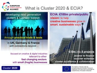 Developing Next Generation Clusters & Business Support - by ECIA ...