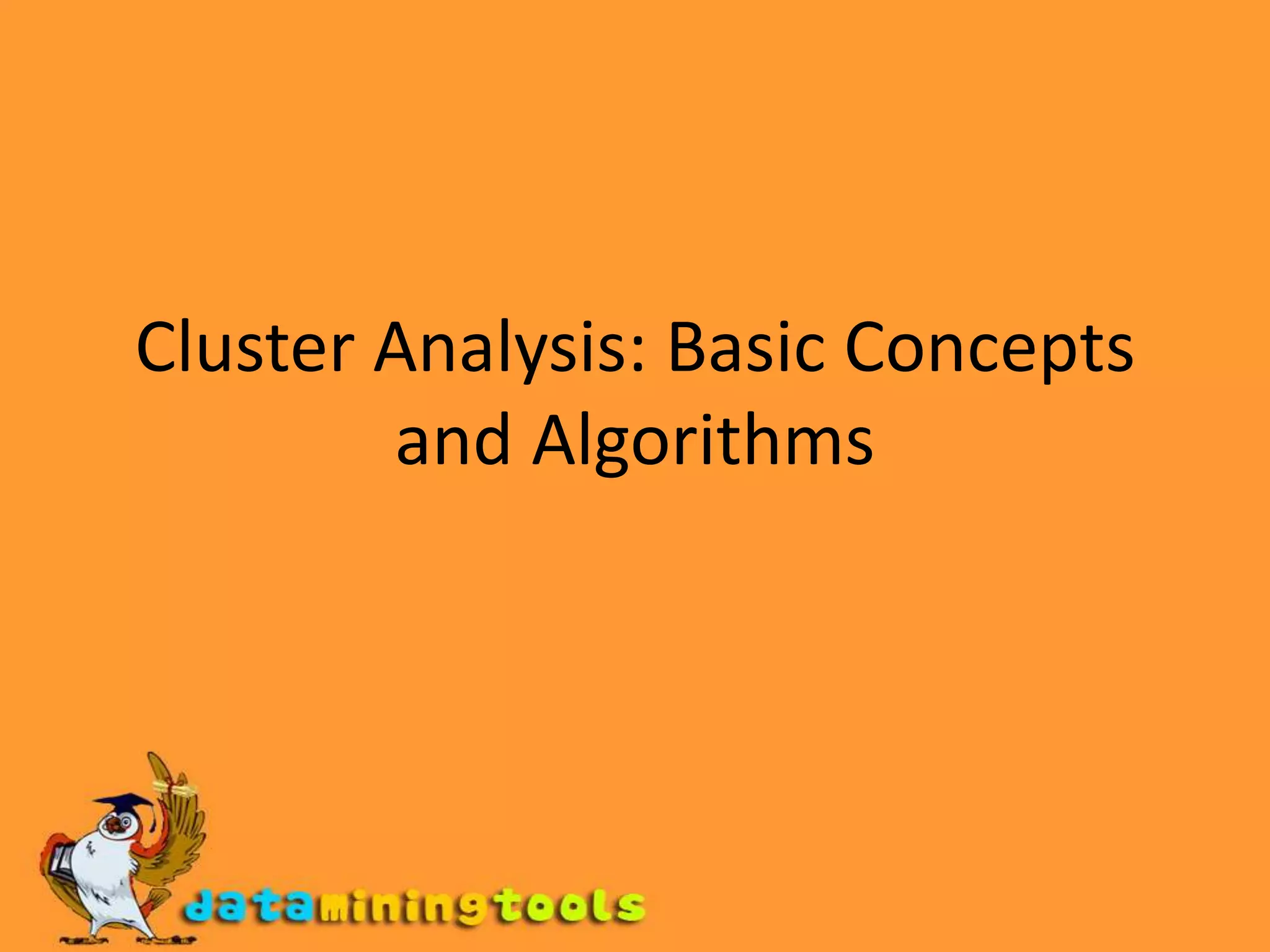 Cluster Analysis | PPT