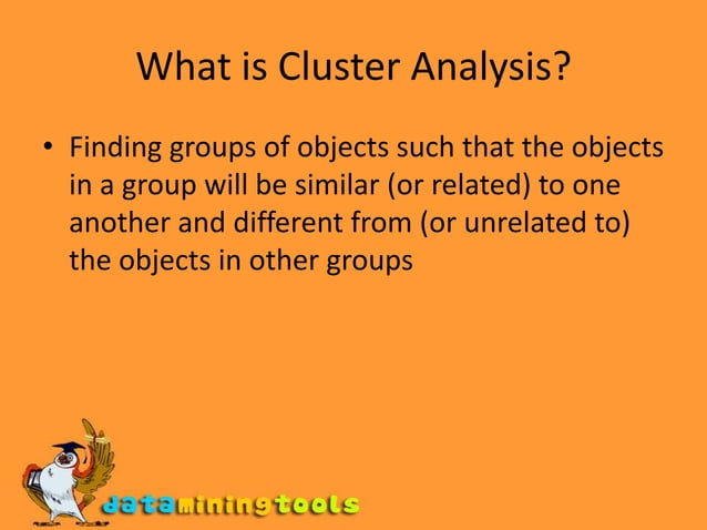 Cluster Analysis | PPT