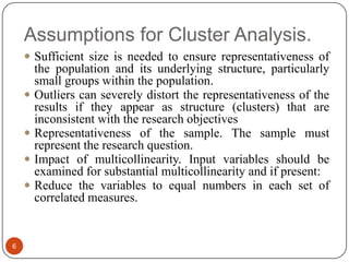 Cluster analysis | PPTX | Technology & Computing