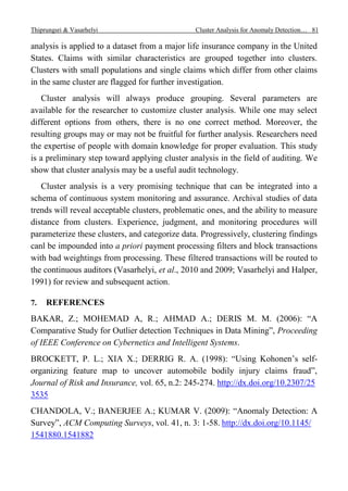 Cluster analysis | PDF | Databases | Computer Software and Applications