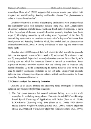 Cluster analysis | PDF | Databases | Computer Software and Applications