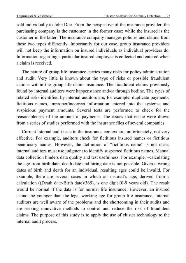 Cluster analysis | PDF | Databases | Computer Software and Applications