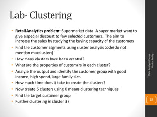 Cluster analysis | PPT