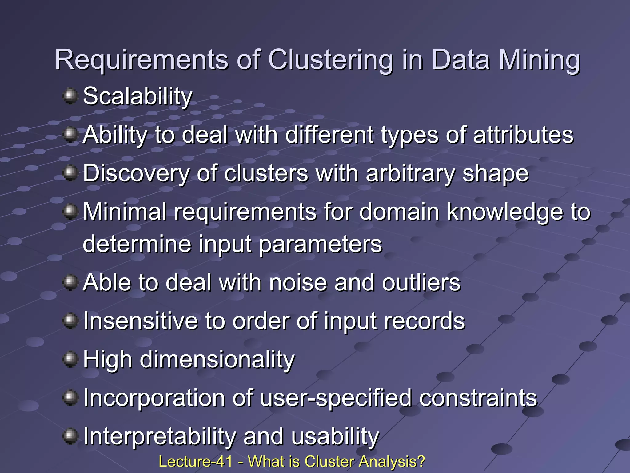 Cluster analysis | PPT