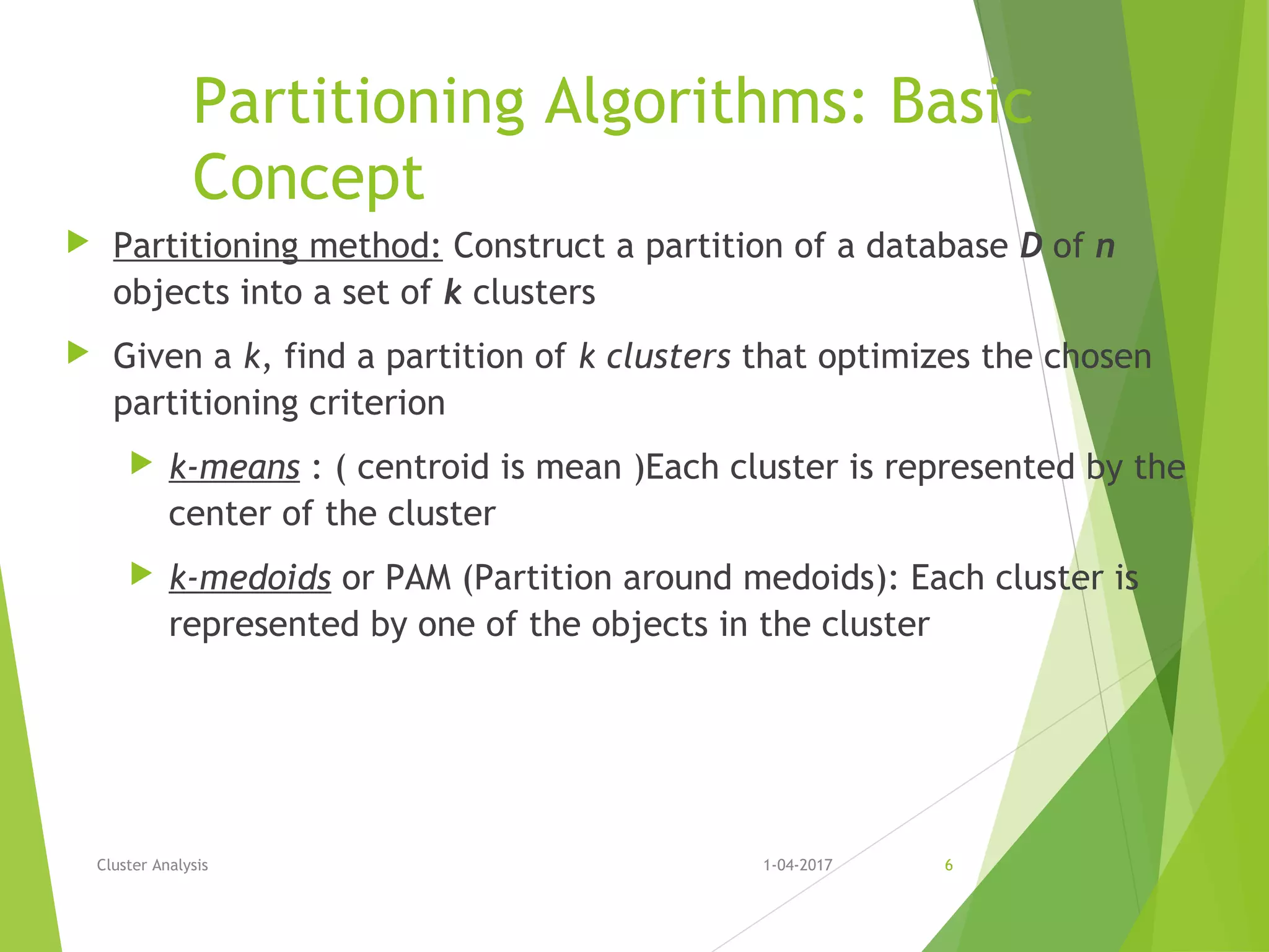 Cluster analysis | PPT