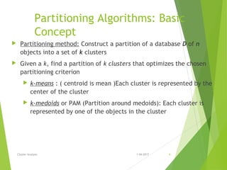 Cluster analysis | PPT