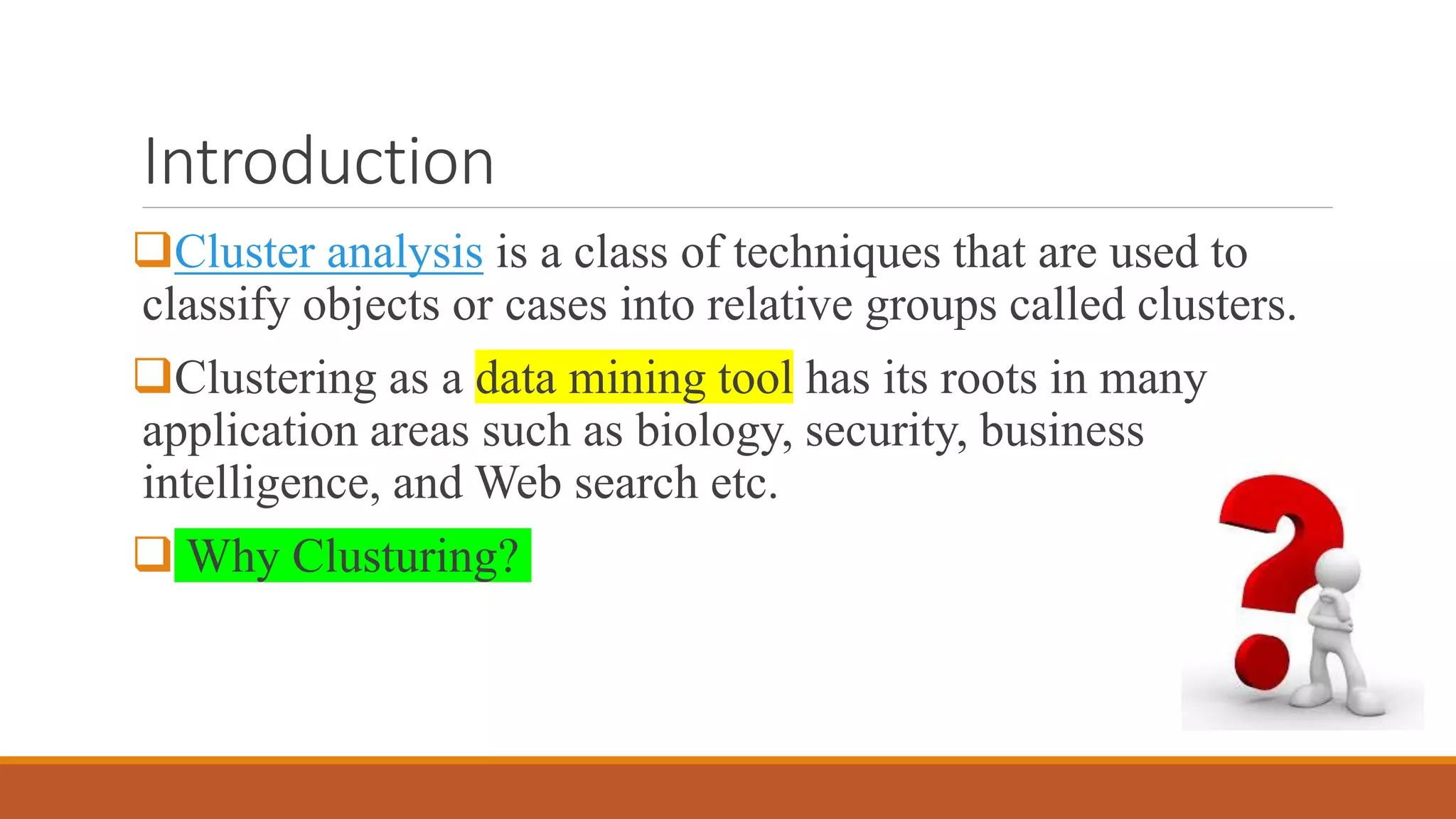 Cluster Analysis Introduction | PPT