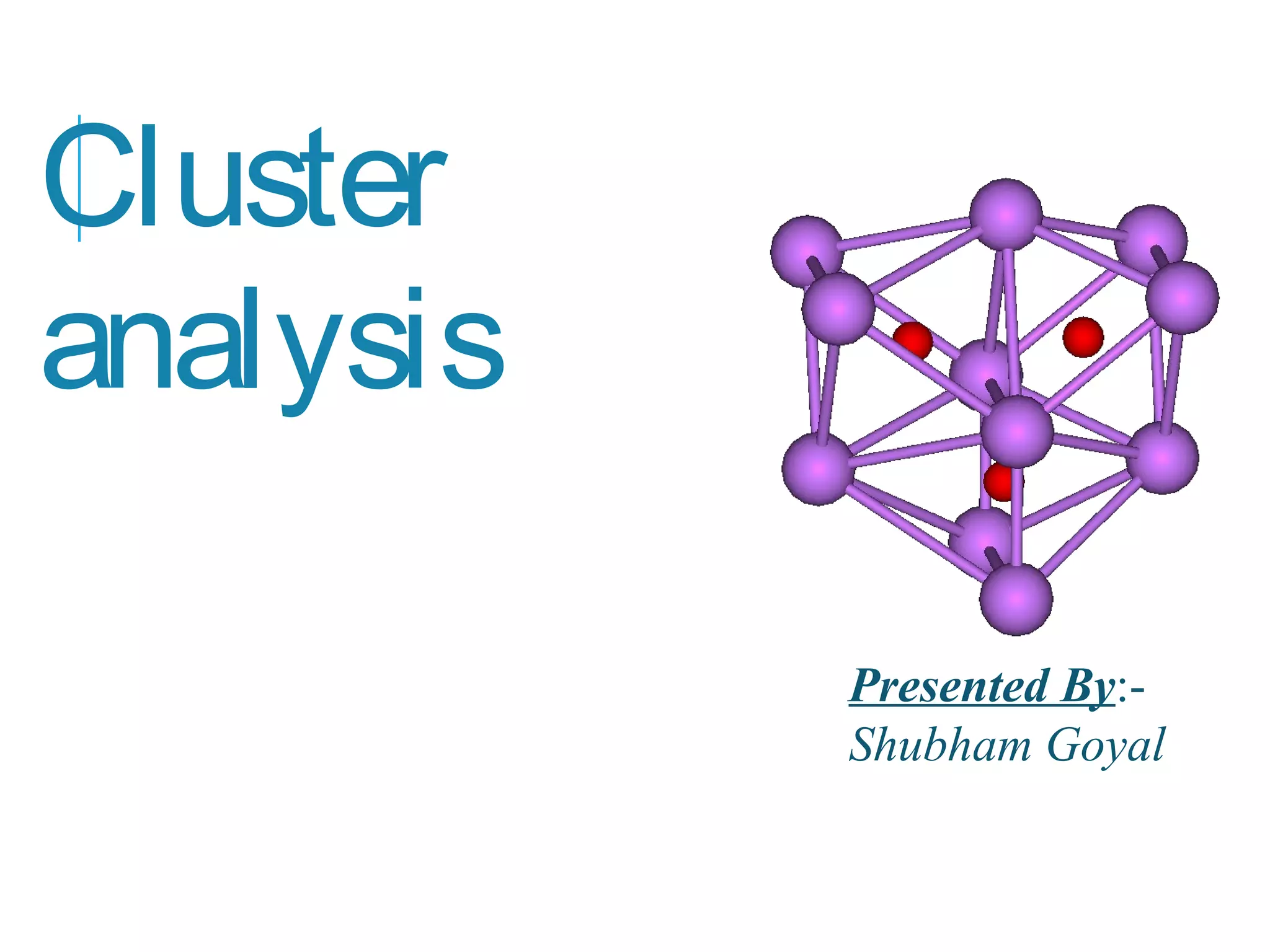 Cluster analysis | PPT