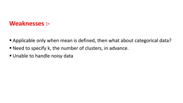 CLUSTER ANALYSIS ALGORITHMS.pptx | Databases | Computer Software and Applications