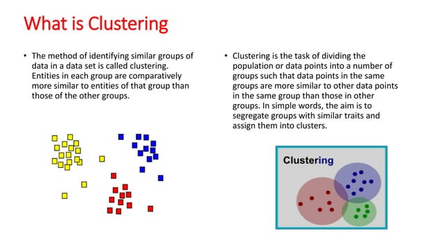 CLUSTER ANALYSIS ALGORITHMS.pptx | Databases | Computer Software and Applications