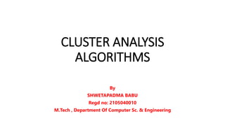 CLUSTER ANALYSIS ALGORITHMS.pptx