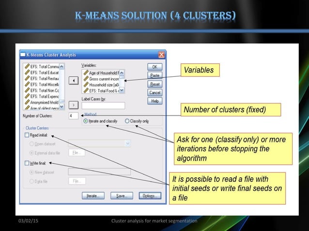 Cluster analysis for market segmentation | PPT | Business | Business ...