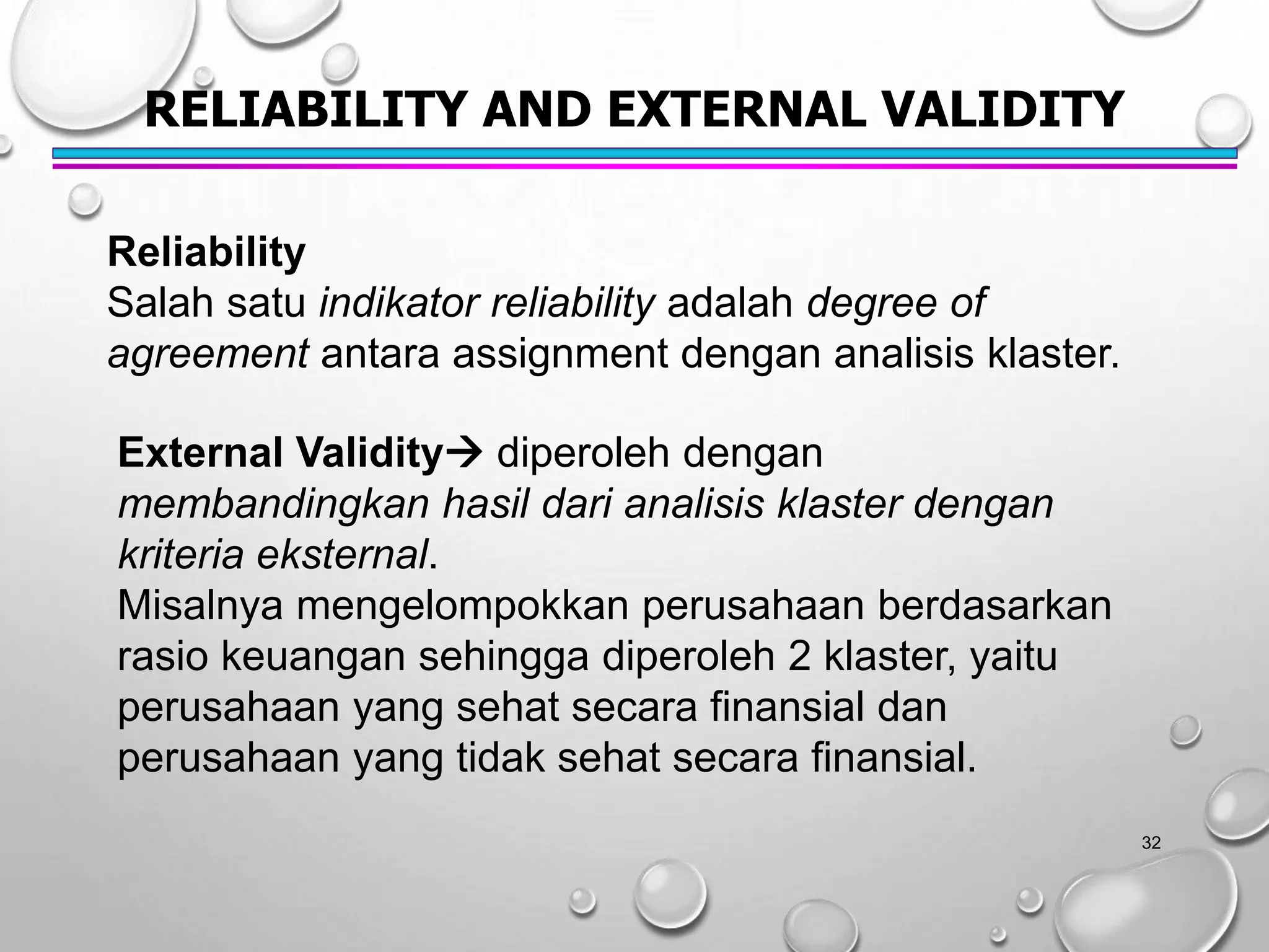 analisis kluster | PPTX