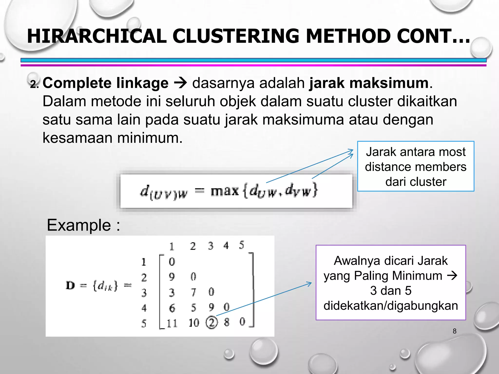 analisis kluster | PPTX