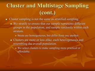 Multistage Sampling