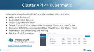 Creating Kubernetes multi clusters with ClusterAPI in the Hetzner Cloud ...