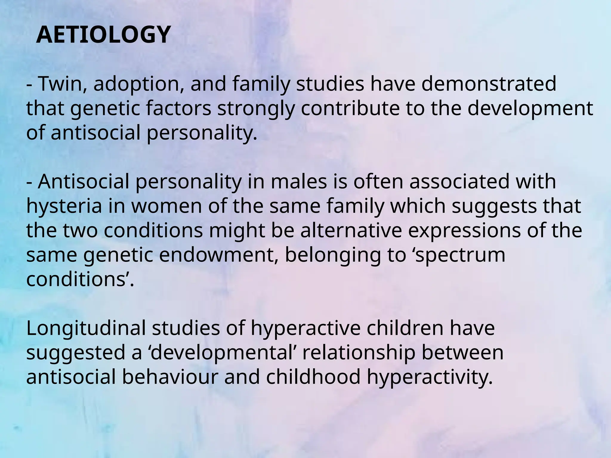 CLUSTER B personality disorder presentation | PPTX