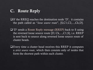 Cluster based routing protocol 1 | PPTX