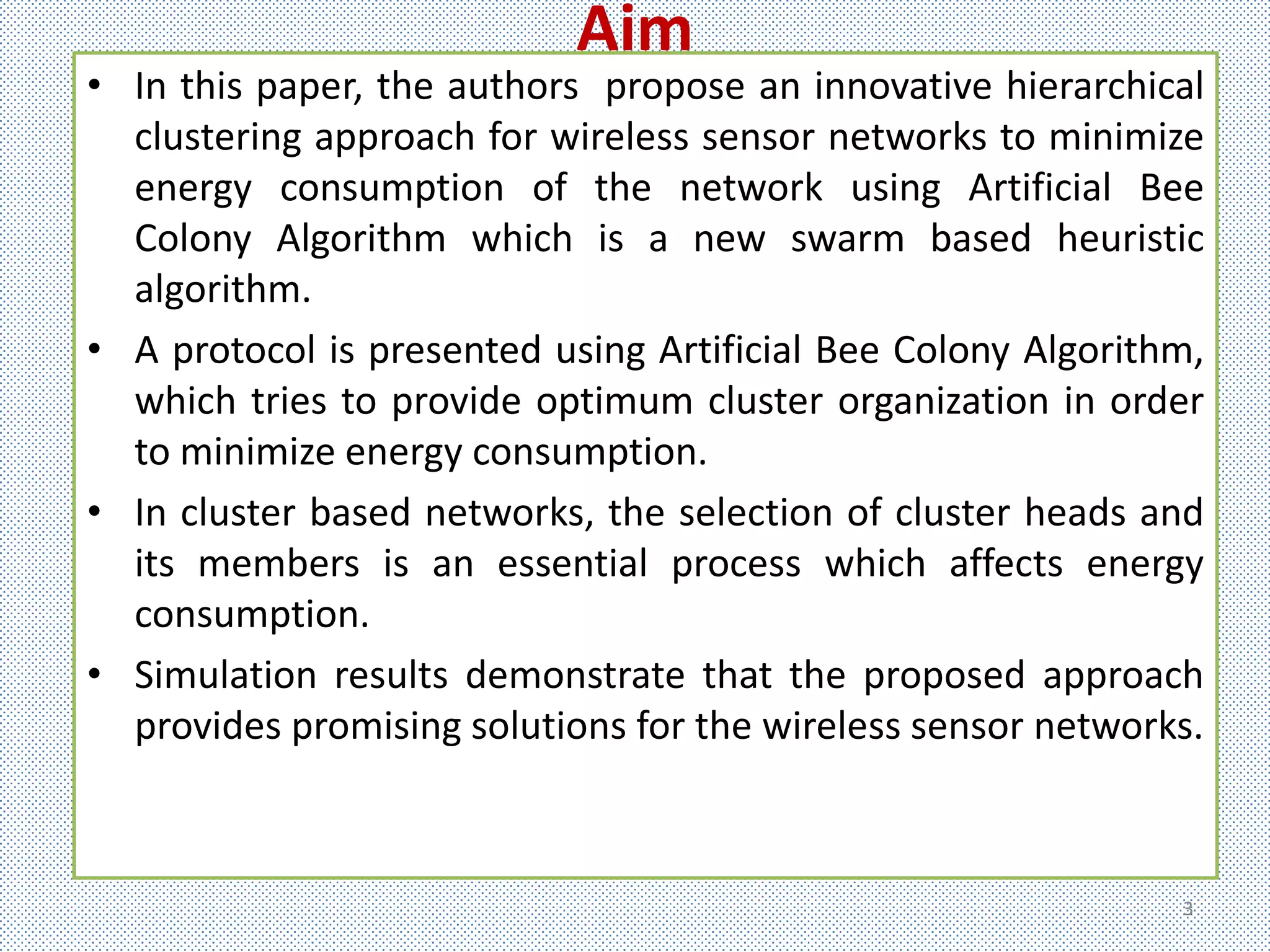 Cluster Based Wireless Sensor Network Routings Ieee Ppt