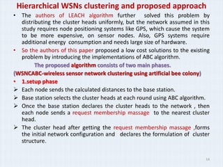 Cluster based wireless sensor network routings ieee | PPT