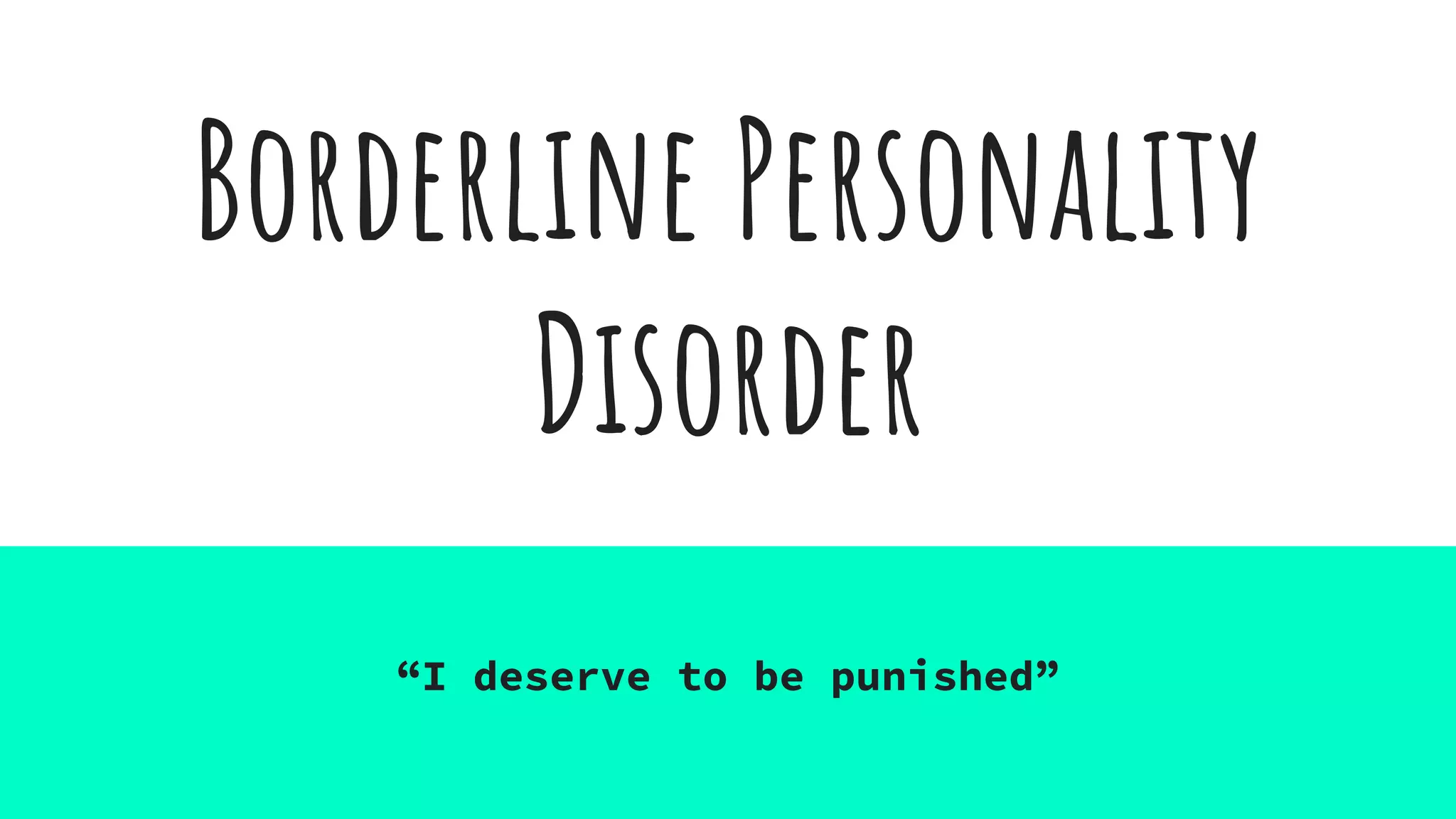 Cluster B Personality Disorder.pptx