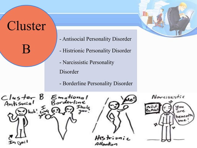 Cluster B personality disorders | PPTX | Mental Health | Diseases and ...