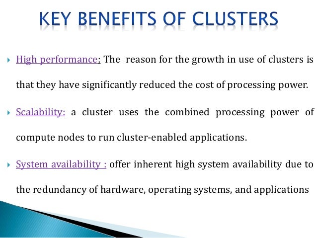 Cluster computing