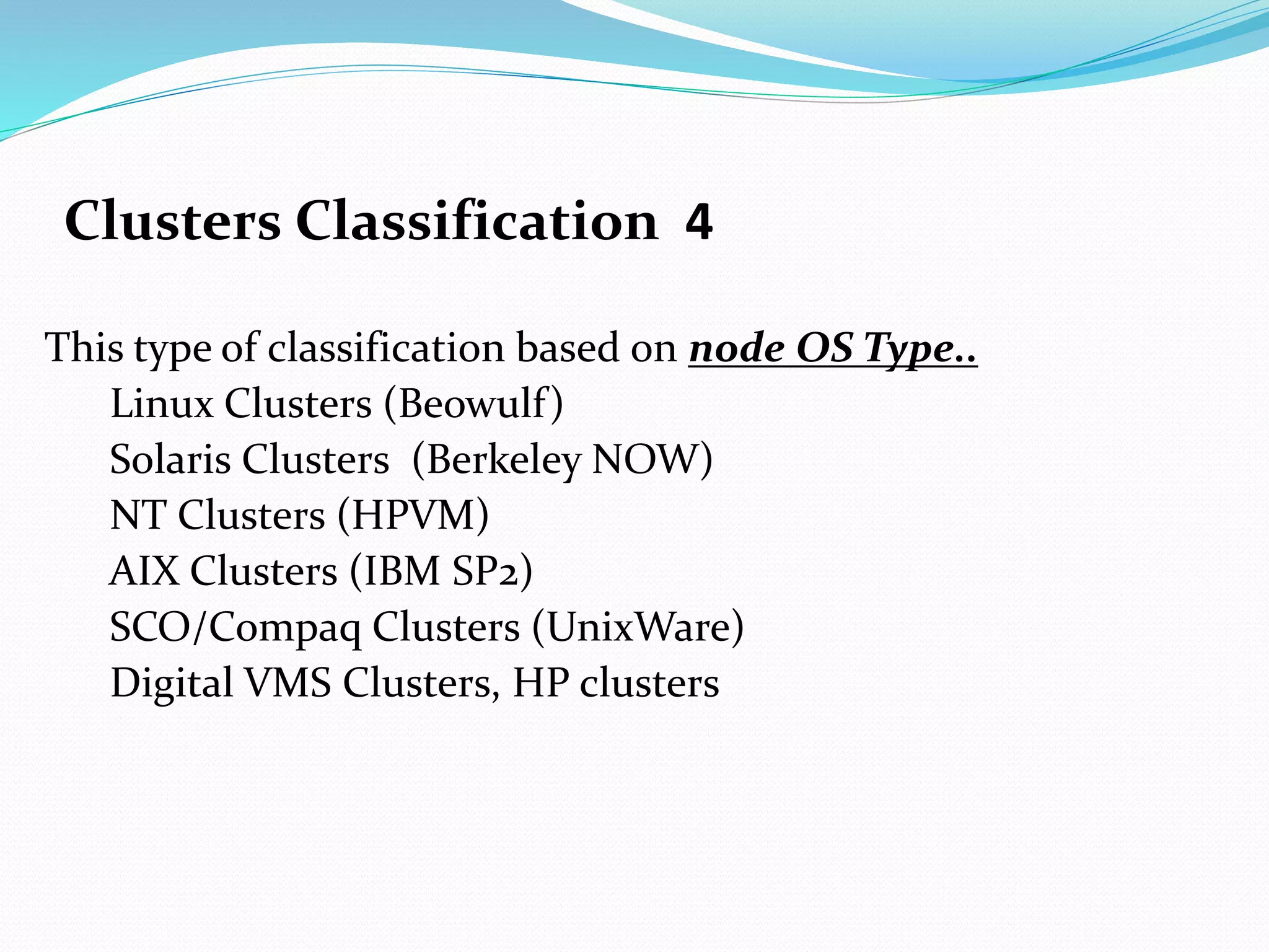 Cluster computing | PPTX