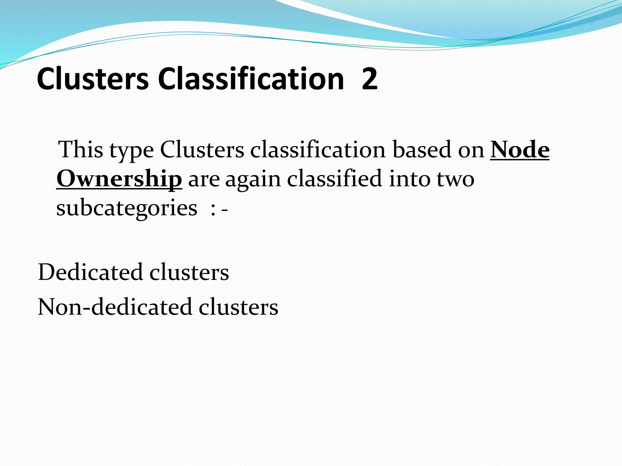 Cluster computing | PPTX