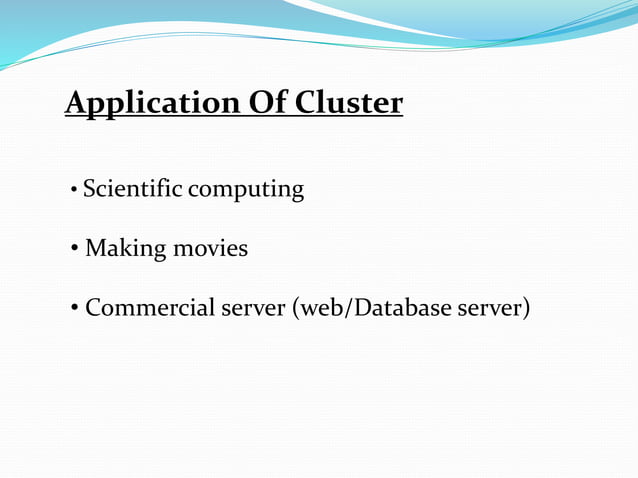 Cluster computing | PPTX