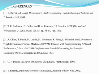 Cluster computing | PPTX