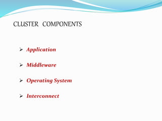 Cluster computing | PPTX