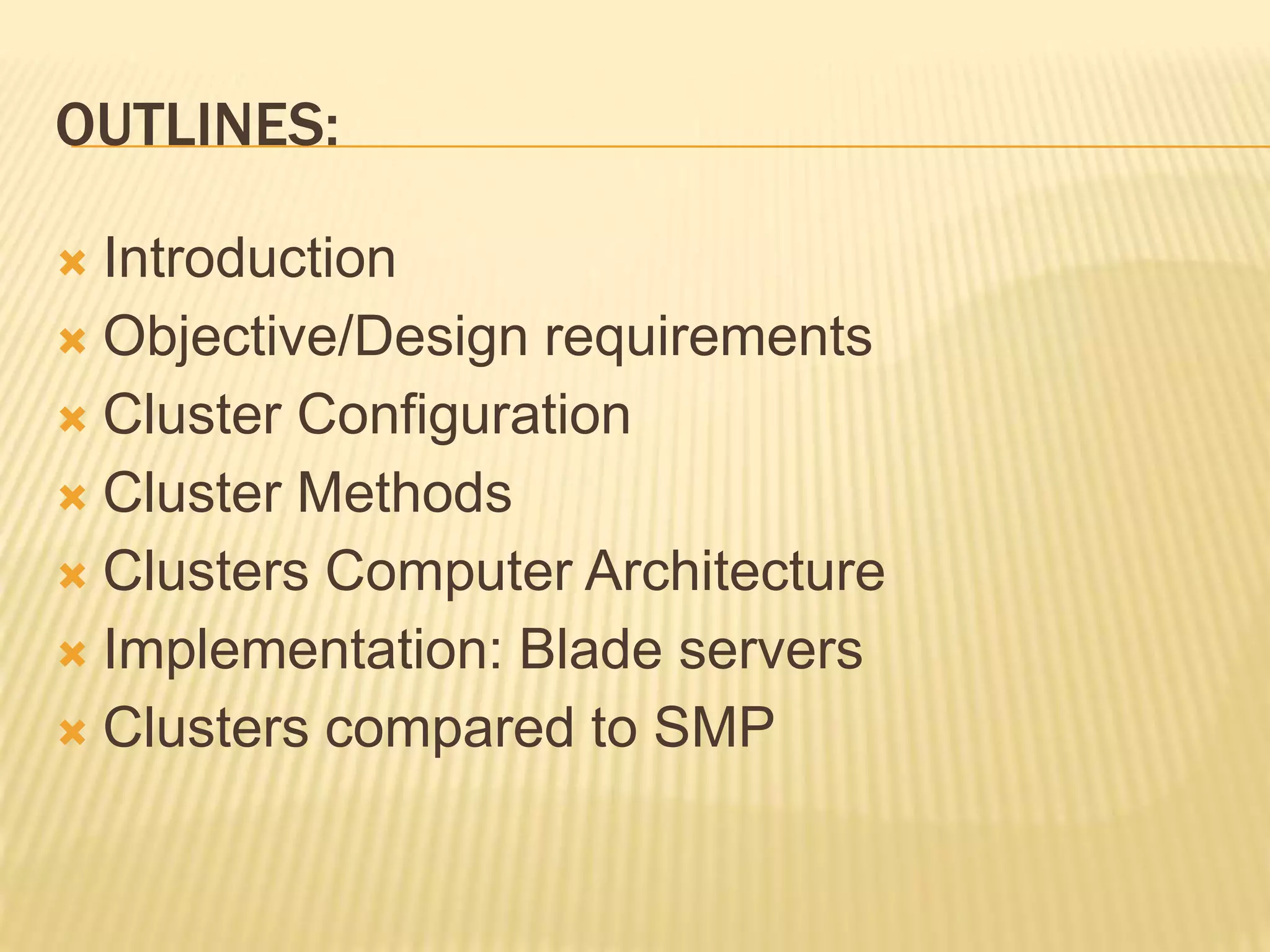Cluster computing | PPT