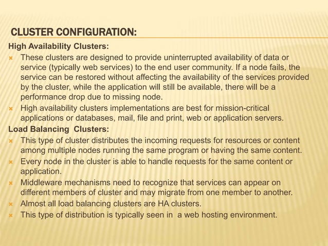 Cluster computing | PPT