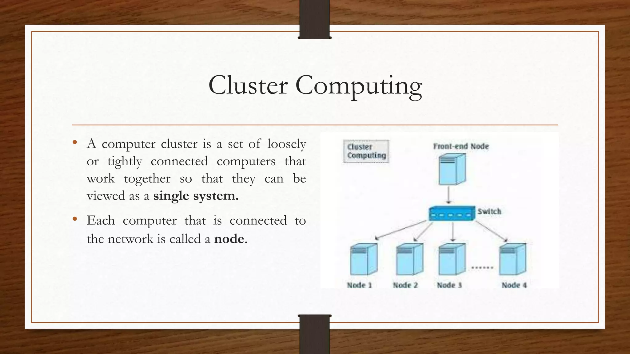 Cluster computing | PPT