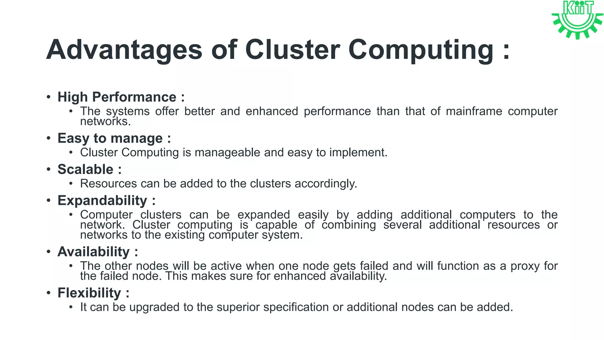 Cluster Computing | PPTX
