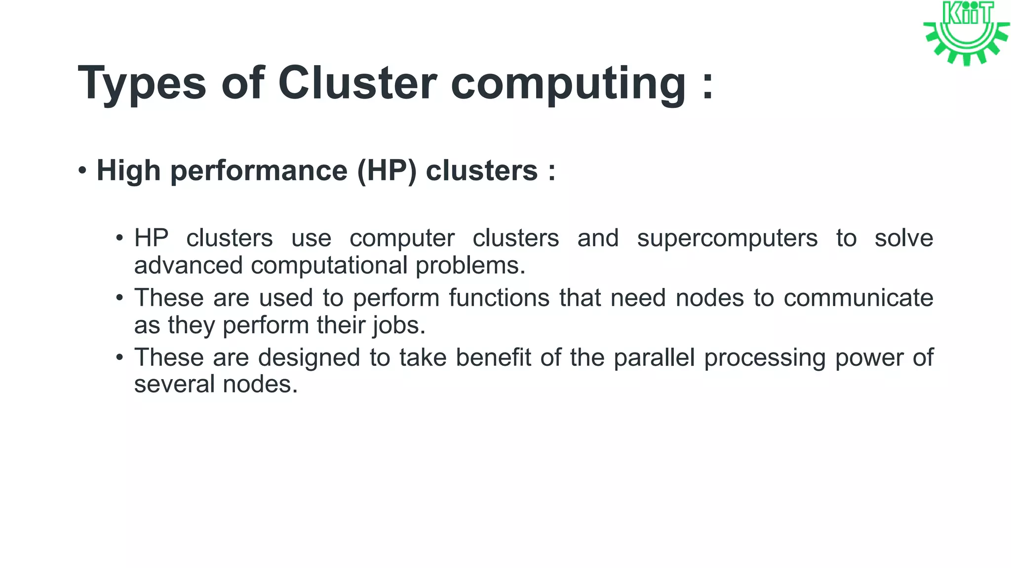Cluster Computing | PPTX