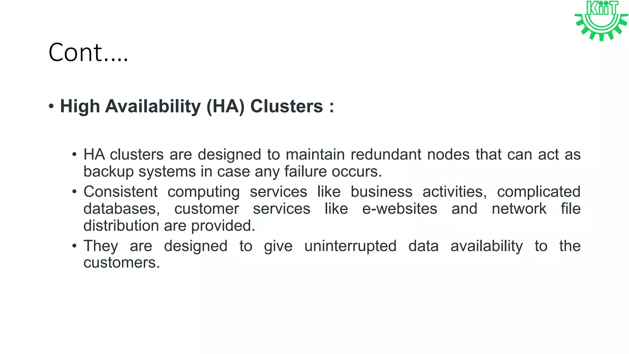 Cluster Computing | PPTX
