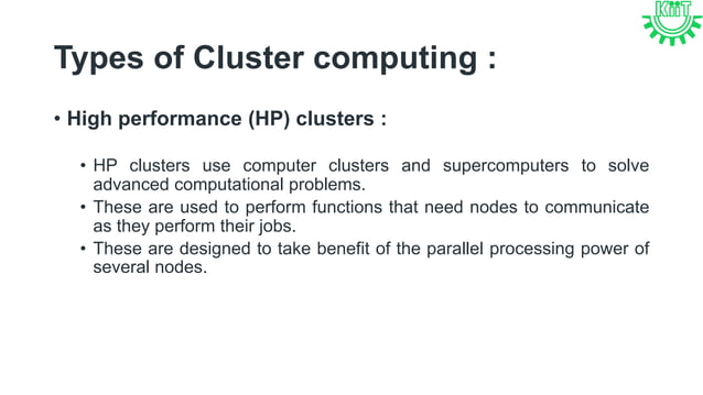 Cluster Computing | PPTX
